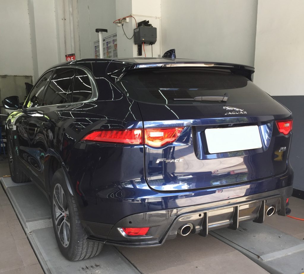 Jaguar F-Pace Carbon Fiber Rear Diffuser | F-Pace Styling