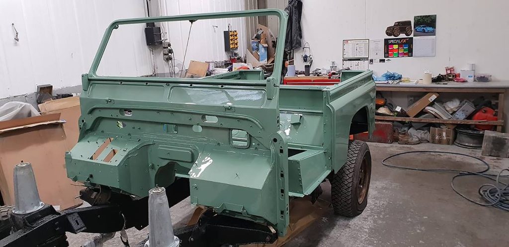 Land Rover Defender Paintwork, Full Exterior Vehicle Re-paint